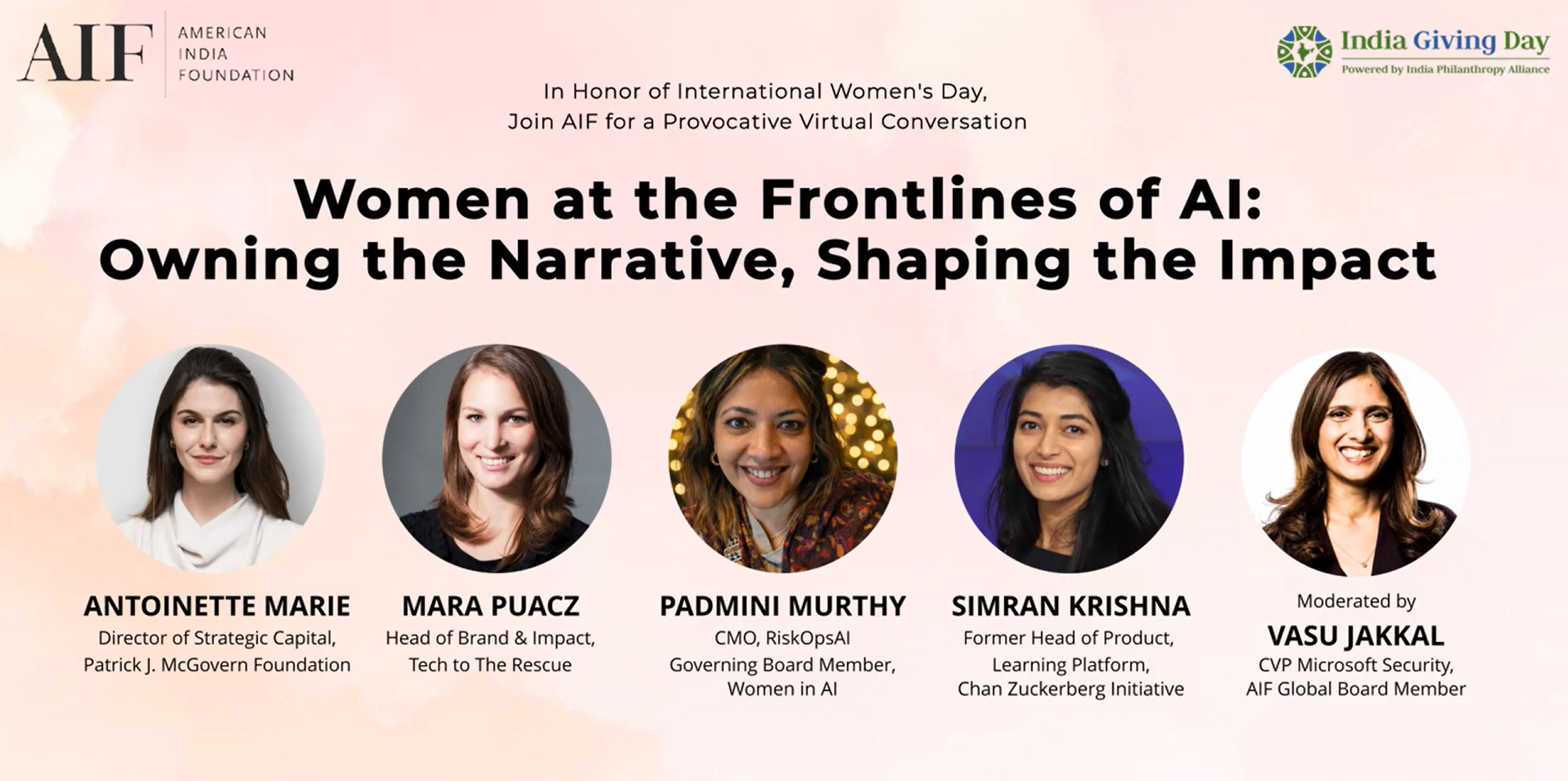 Highlights from AIF's International Women's Day Panel